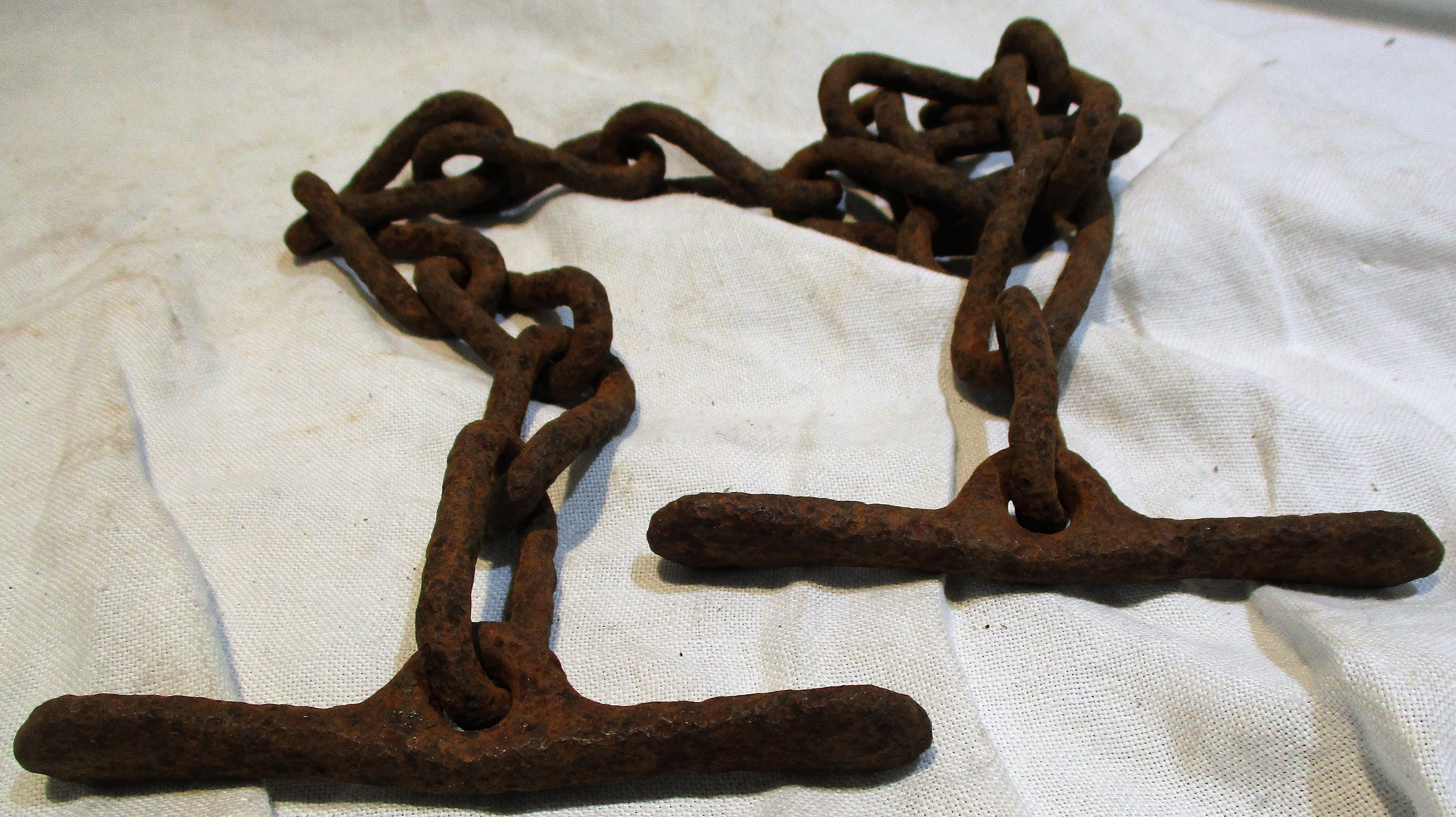 Hog Turner Chain and Two Handles Piglet Turner Large Forged - Etsy UK