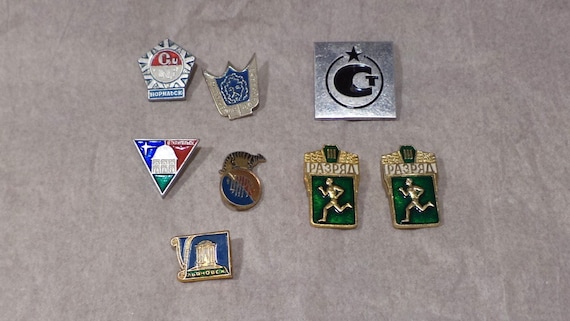russian pins vintage lapel - Gem