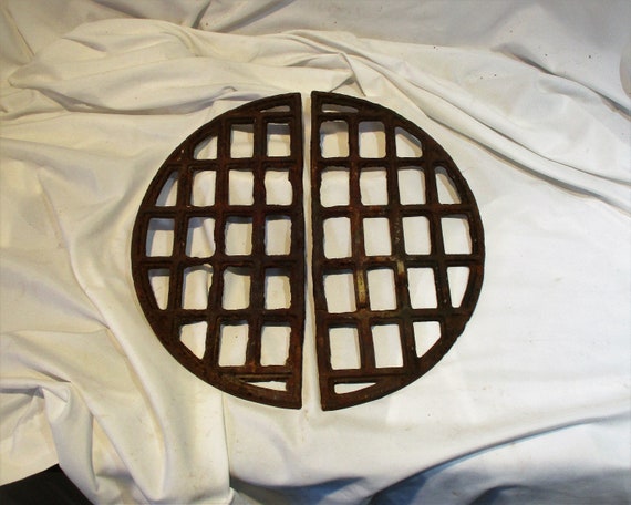 Semicircular Grates Heavy Metal Mesh Rusty and Crusty Heat | Etsy