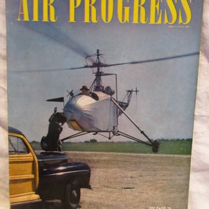Vintage Air Progress Magazines: 1940s Aviation History, WW2 Era (set of ...