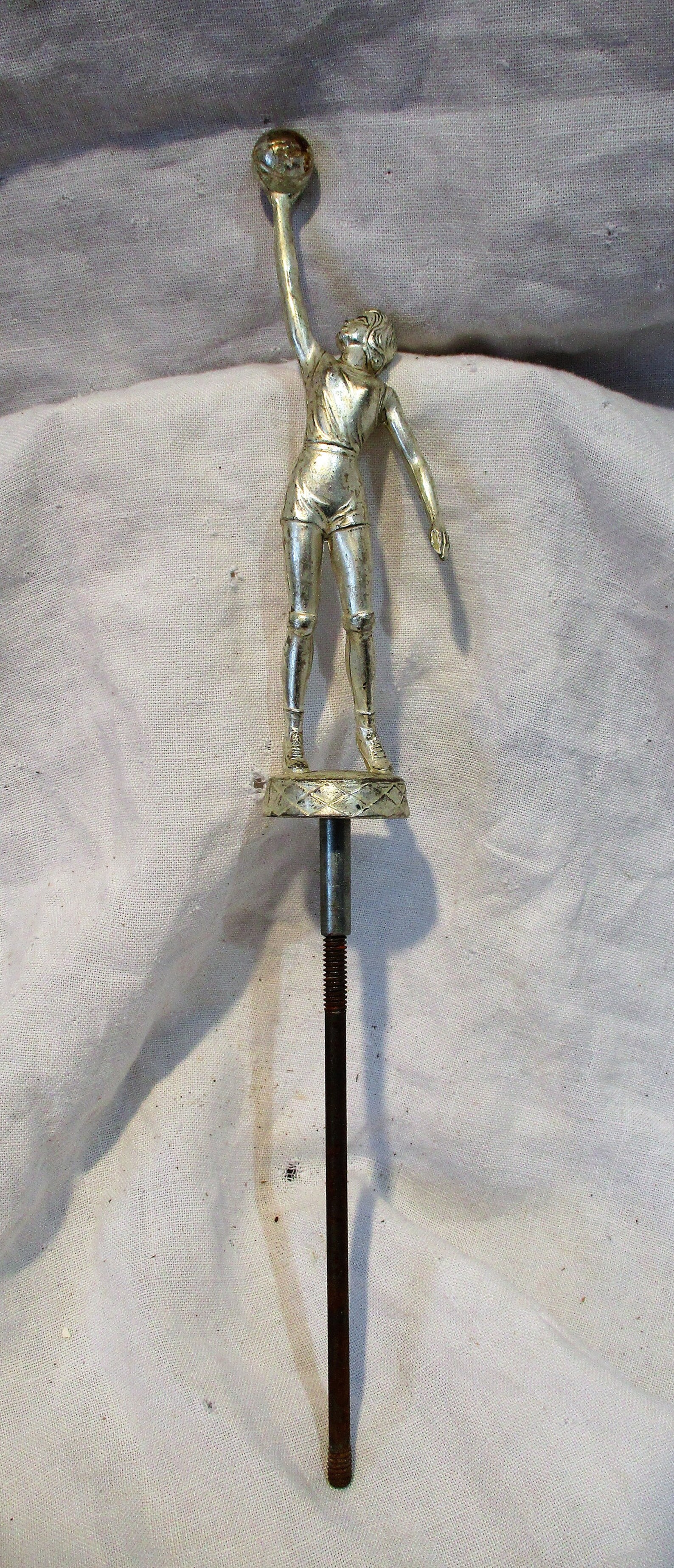 Trophy Topper Women's Basketball Antique Solid Metal Old - Etsy