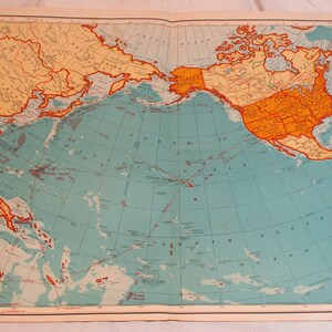 Planters Peanuts Map, World War Two Atlas, War Atlas, Vintage Mr ...