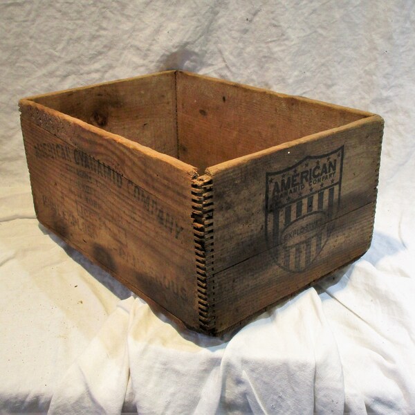 Antique Dynamite Crate - Etsy