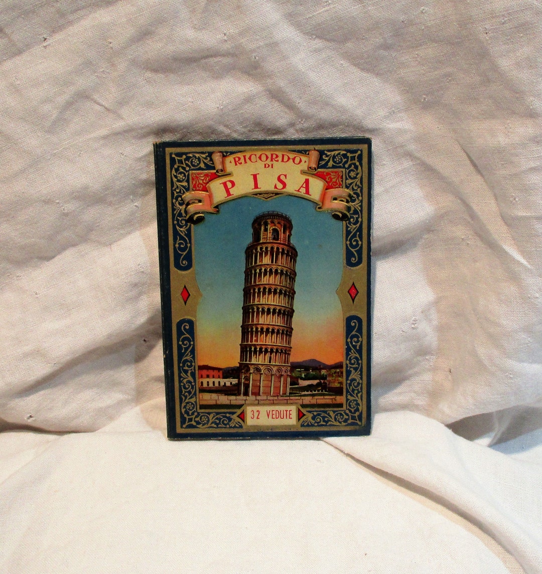 Vintage Pisa Postcard Book: Mid-century Italy Travel Souvenir - Etsy