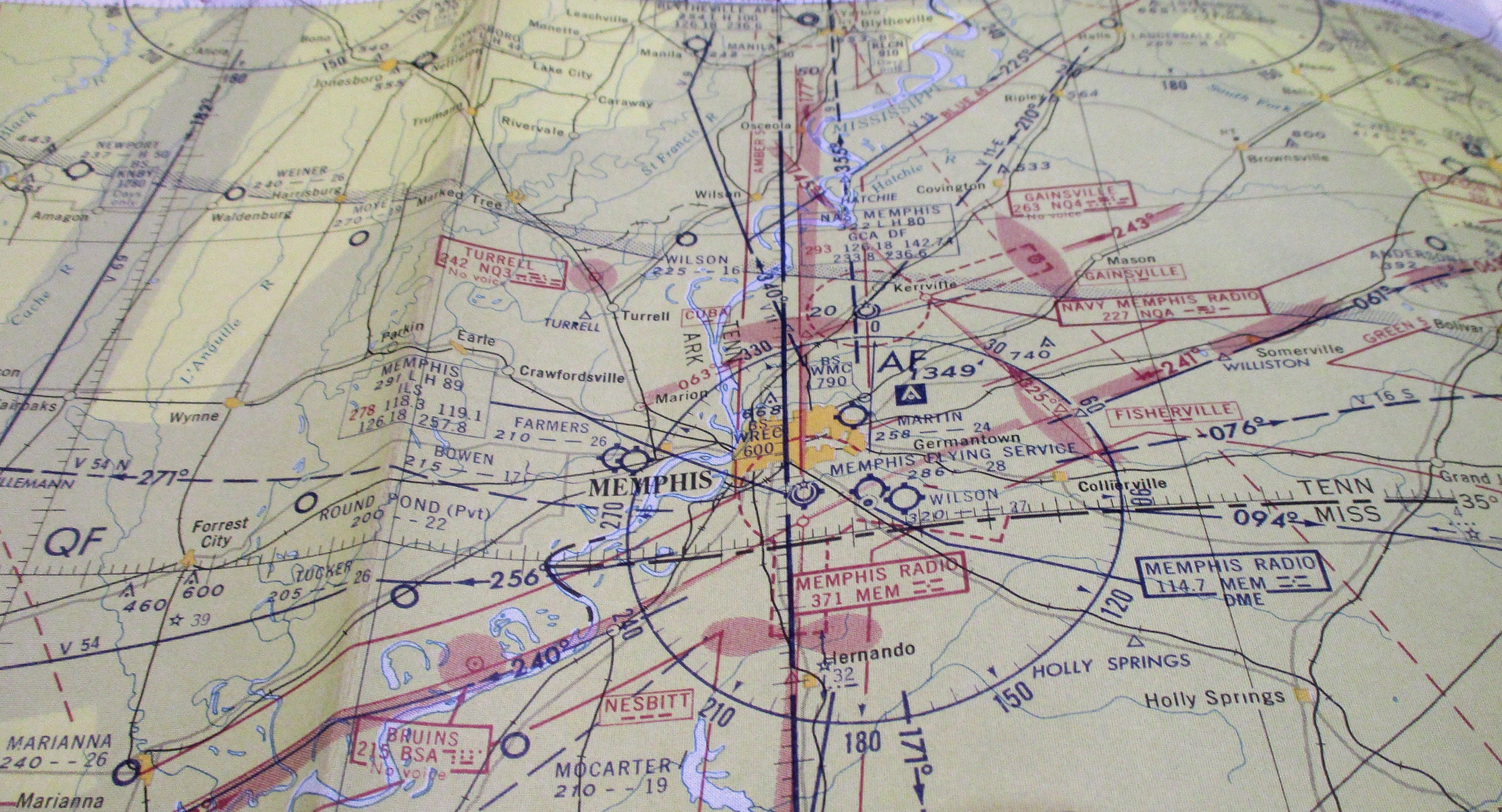 1956 Air Force Map Aeronautical Map Vintage Pilot's Map | Etsy