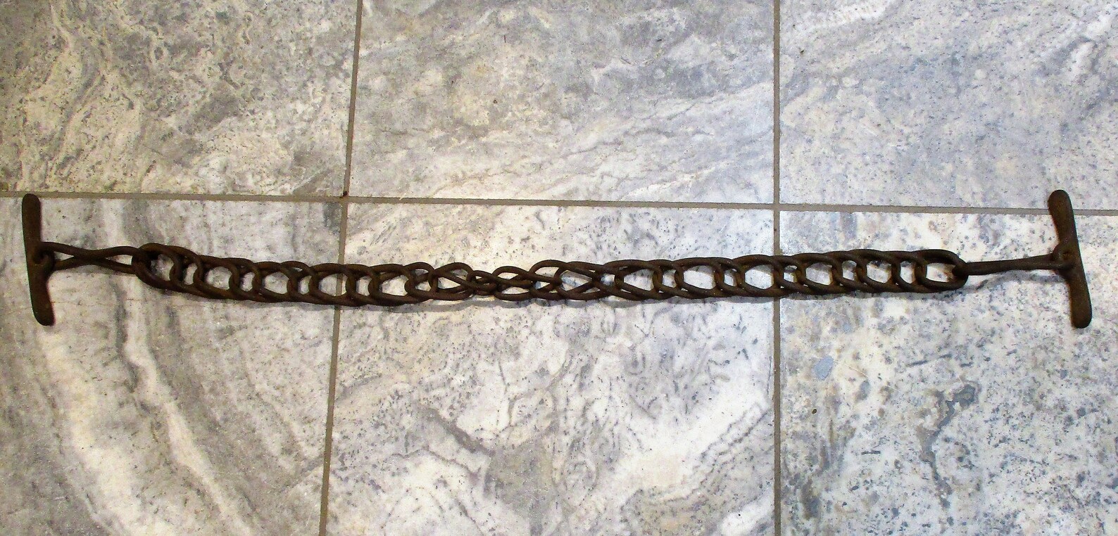 Hog Turner Chain and Two Handles Piglet Turner Large Forged - Etsy