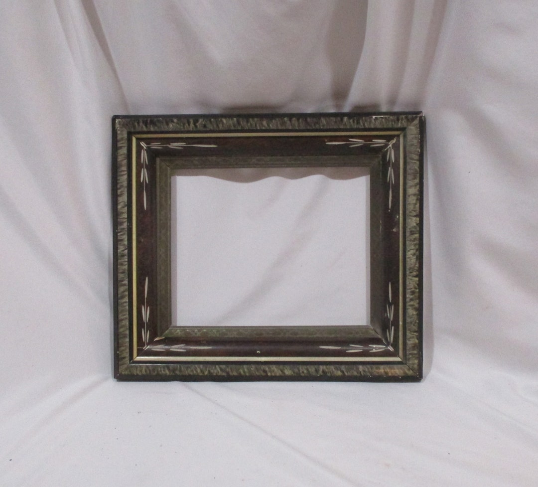 1800s East Lake or Victorian Picture Frame, Tortoiseshell and Smoky ...