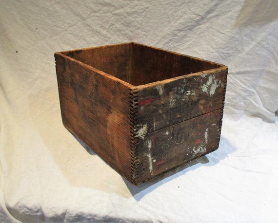 Dynamite Box Antique Box Old Wood Crate American Cyanamid | Etsy