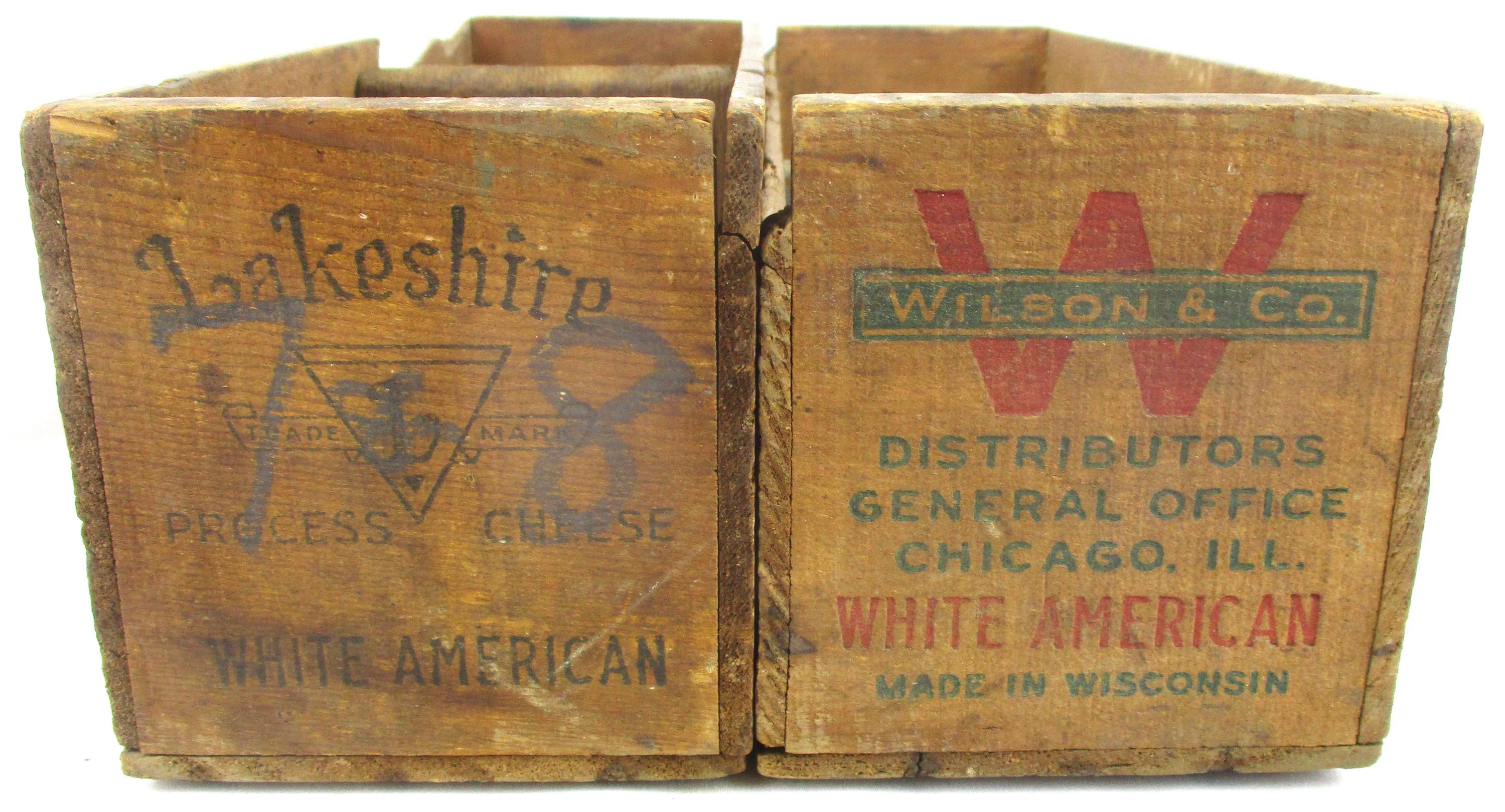 Repurposed Wood Cheese Crates: Vintage American Storage Drawers (set of ...