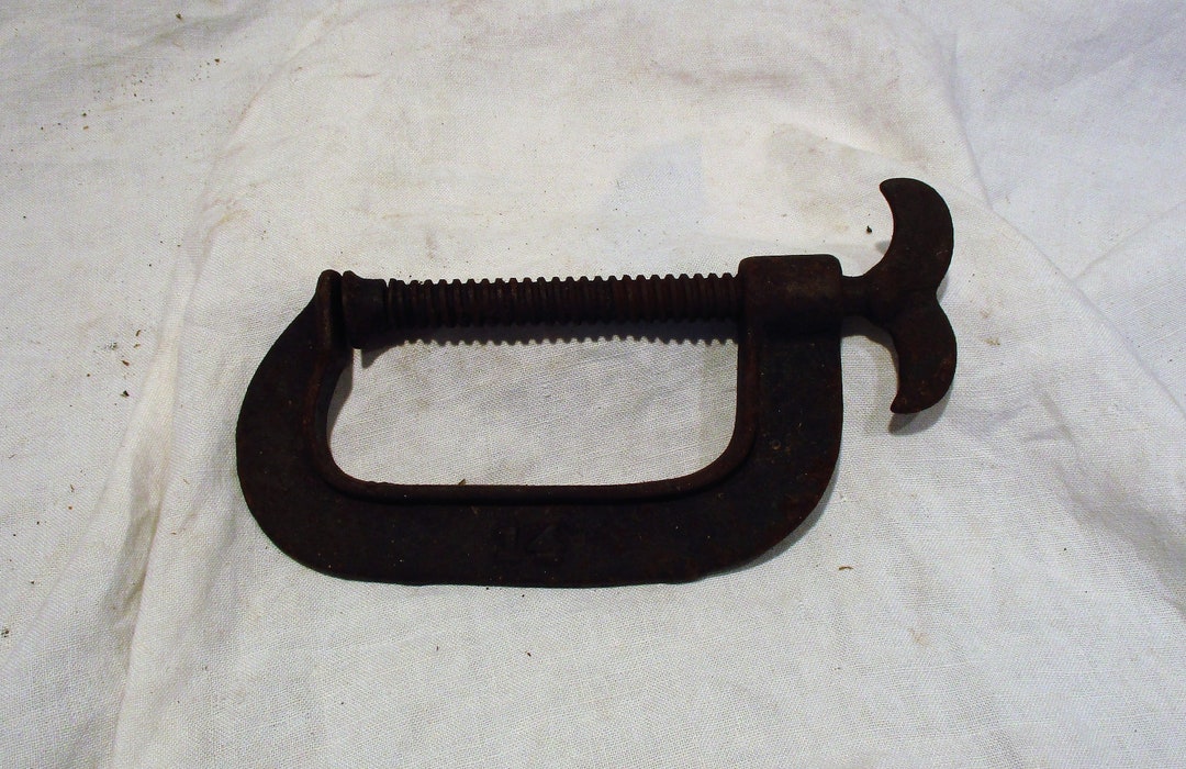 1920s Bat Wing C Clamp: 4 Inch Vintage Woodworking Tool - Etsy