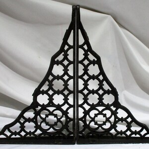 Metal Cobweb or Quatrefoil Shelf Brackets, Shelf Supports, or Corbels ...