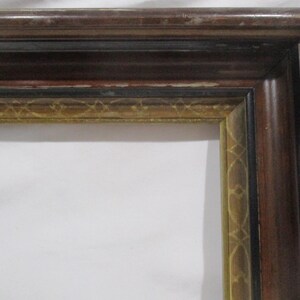 Wood Picture Frame, 1800s Walnut East Lake or Victorian Picture Frame ...