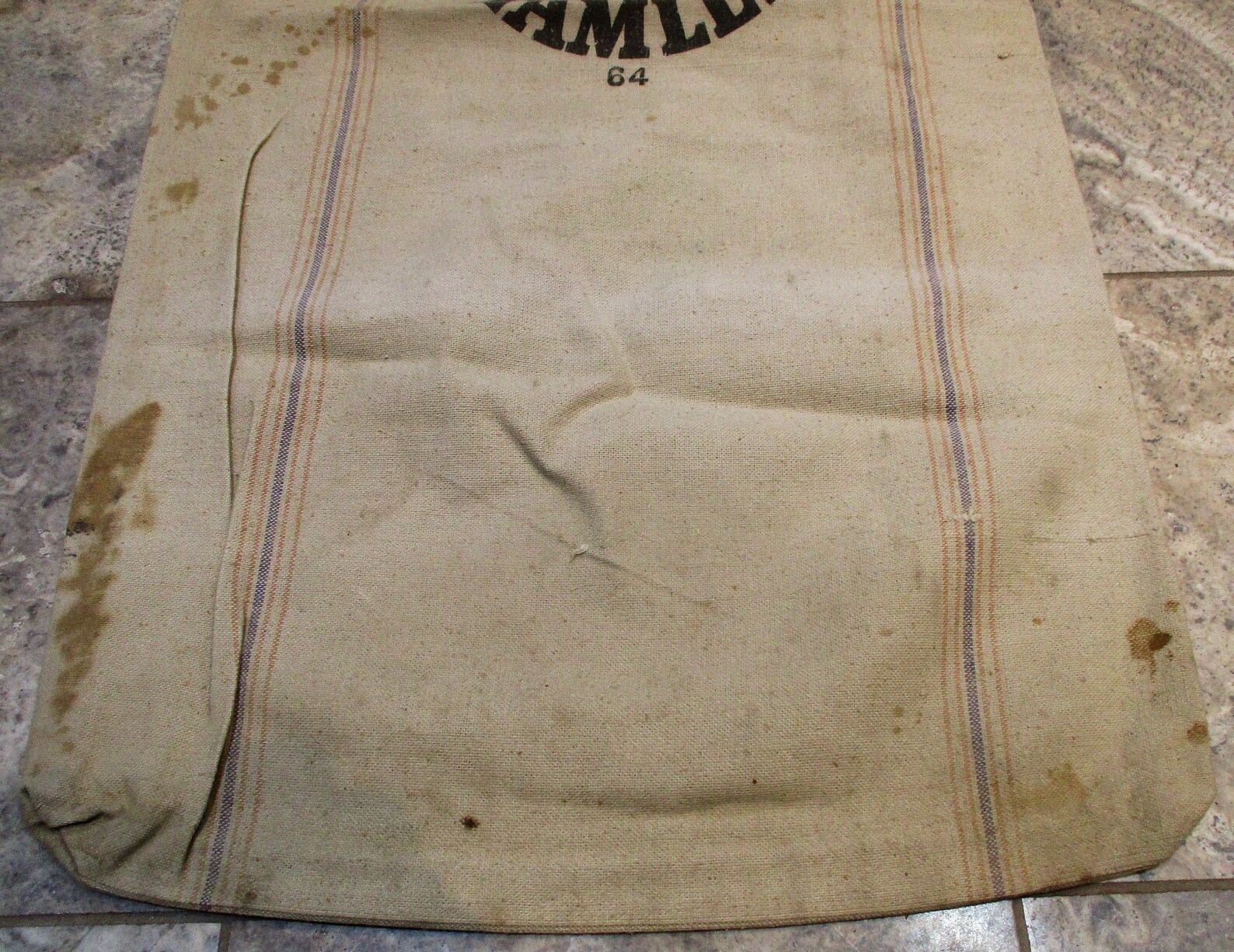 Canvas Sack, Bemis Seamless, Vintage Feed Bag, Old Country Textile - Etsy