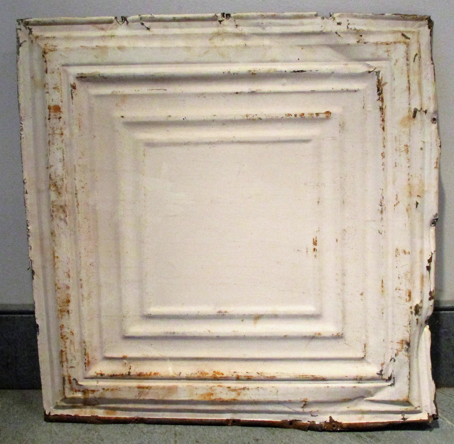 Tin Ceiling Tile Large Concentric Square Design | Etsy