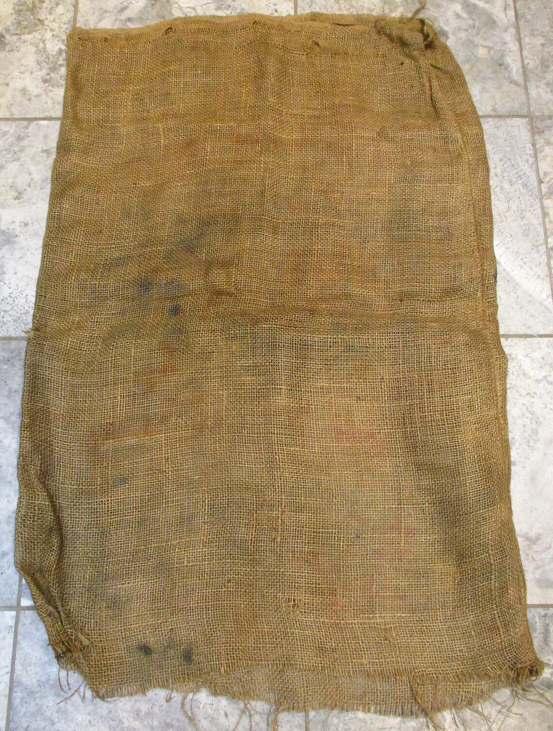 Burlap Sack California Potatoes A Good Buy Brand Old - Etsy
