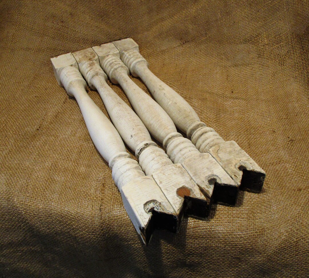 Balusters, Architectural Salvage, Old Set of 4, Repurpose as Table Legs ...