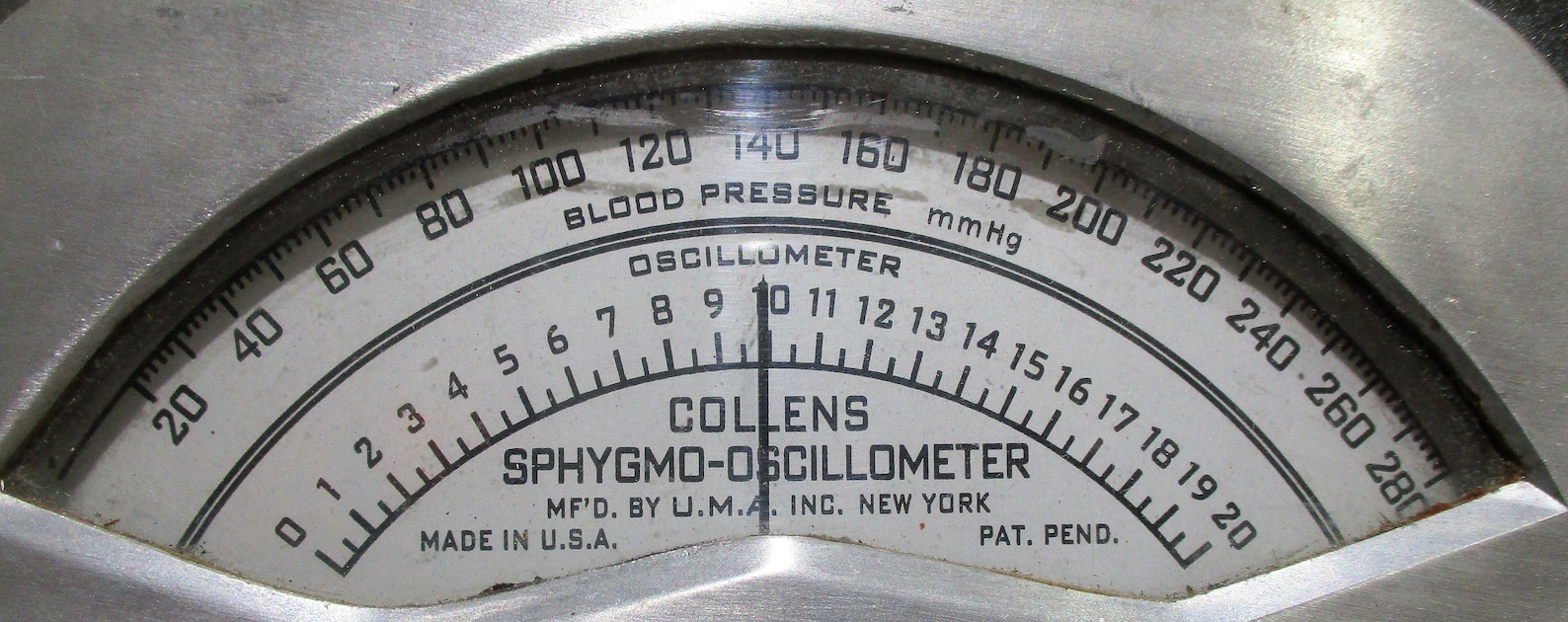 Collens Sphygmo Oscillator, Vintage Blood Pressure Tester, Old Medical ...