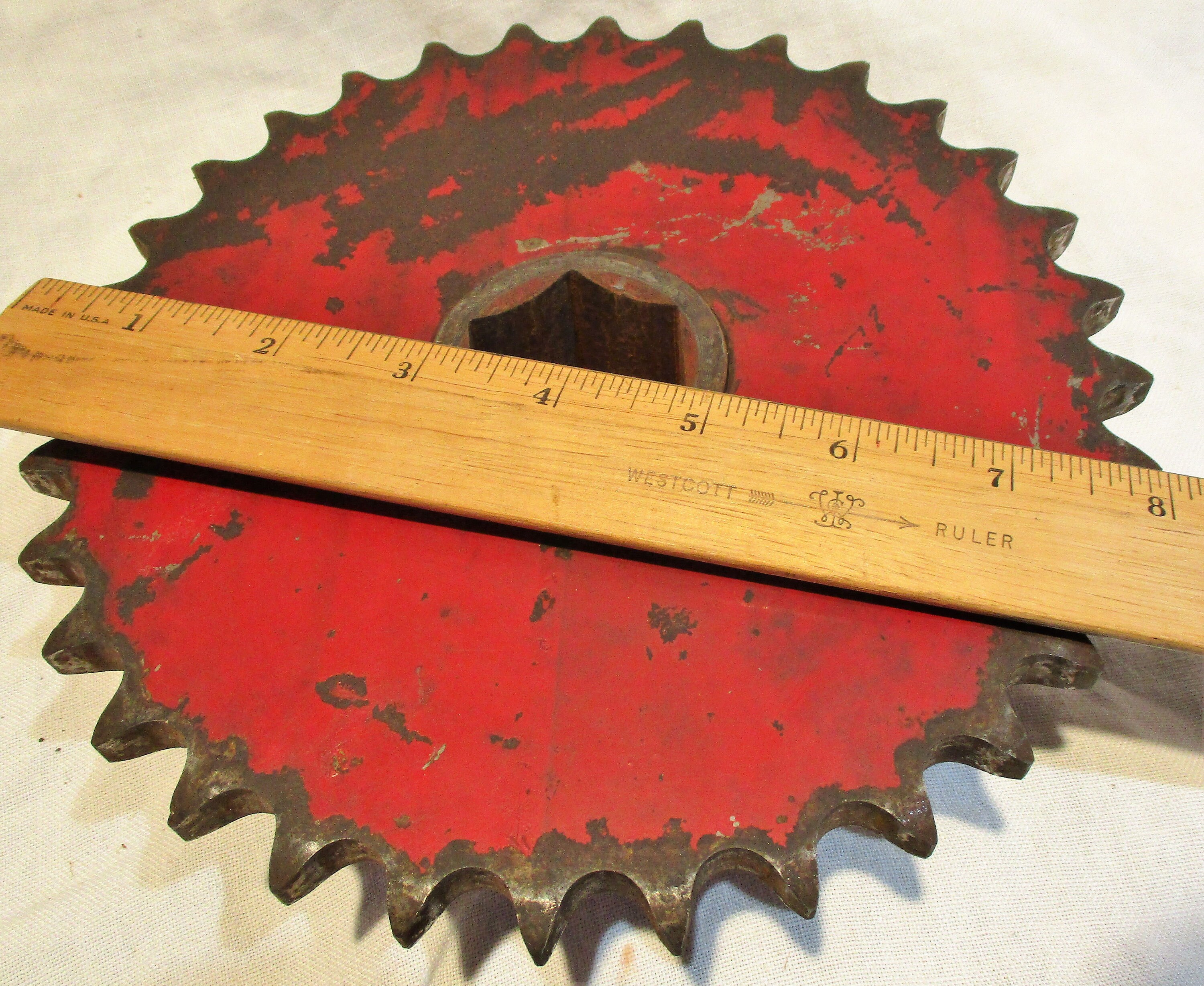 Home & Hobby Home Improvement Large Red Gear Industrial Red Gear with ...