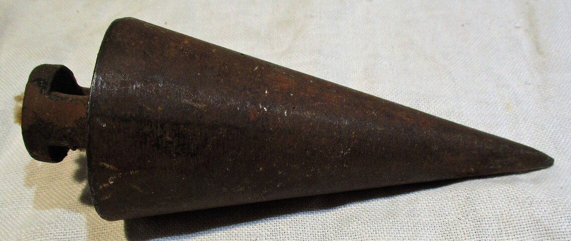 Plumb Bob Very Large Old Heavy Metal Antique Hardware and | Etsy