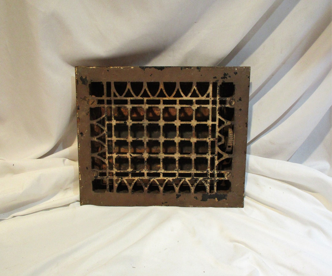 Vent Grate or Radiator Grate, Rectangular Cast Iron Factory ...