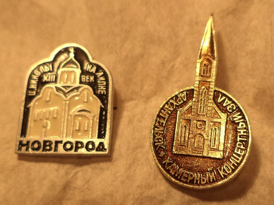 Russian Pins Soviet Pins Jewelry Pins Vintage Collection of | Etsy