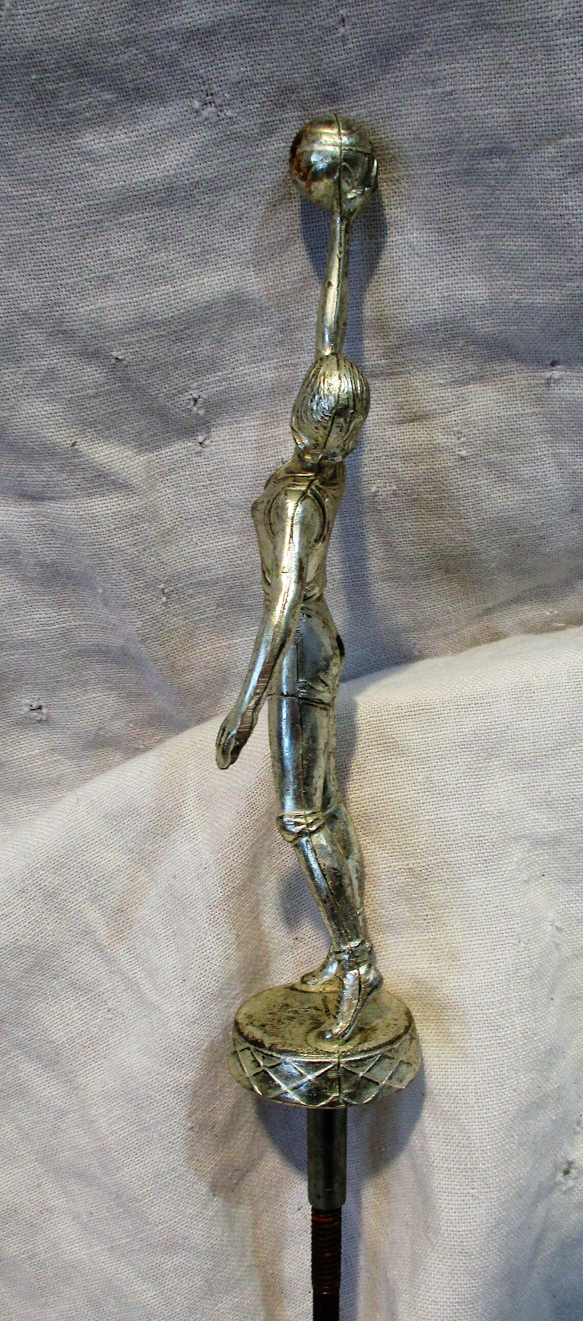 Trophy Topper Women's Basketball Antique Solid Metal Old - Etsy