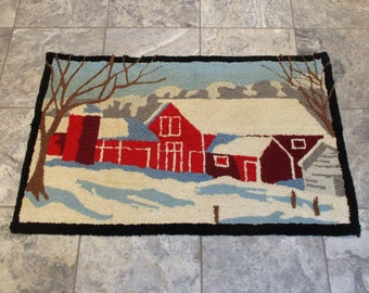 Farm Scene Rug - Etsy