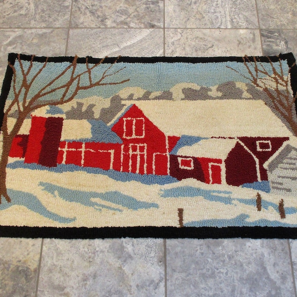 Hooked Rug - Etsy