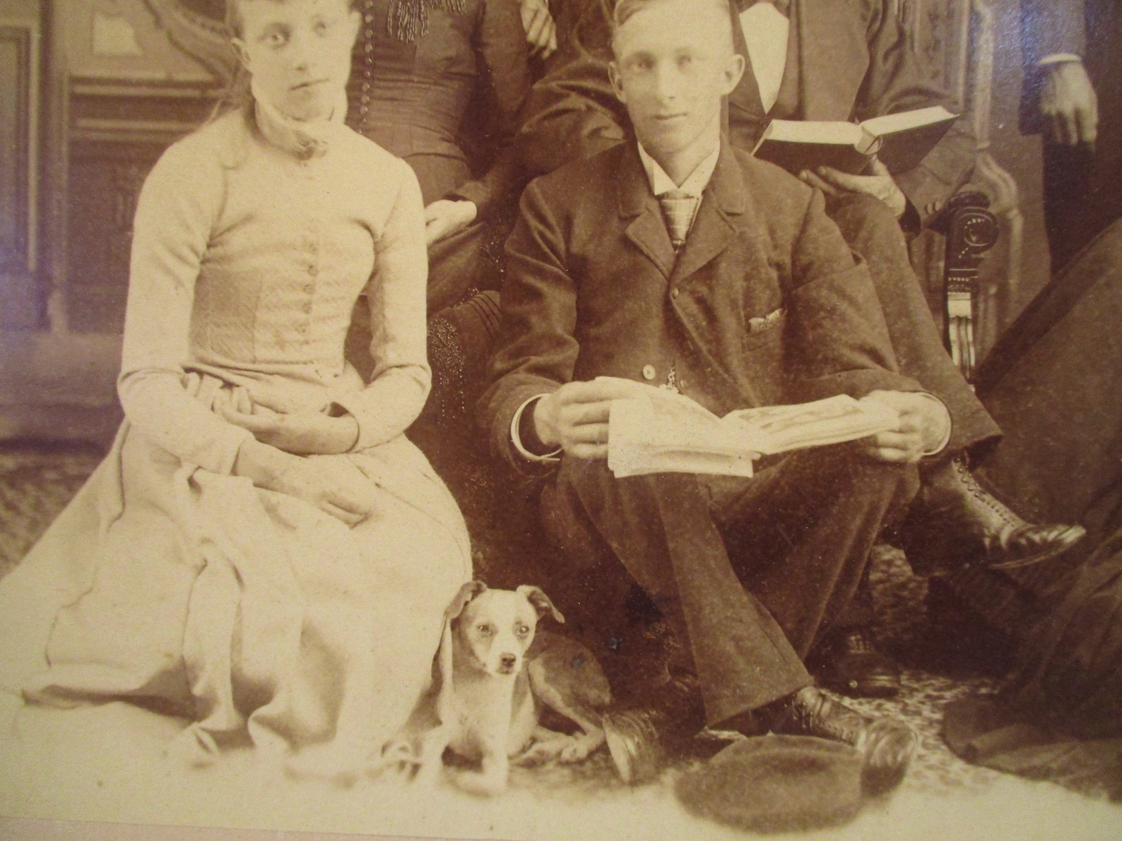 Group Photo Sepia Family Photo Post-civil War - Etsy