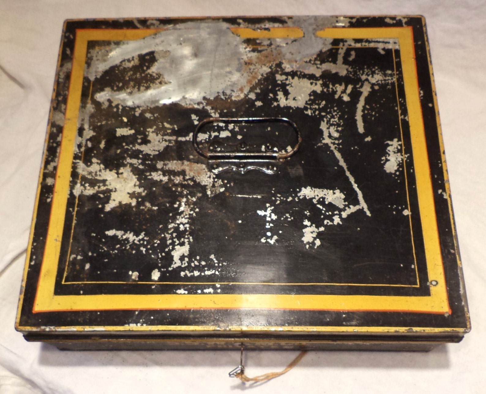 Antique Cash Box Metal Box Cash Register S.S. White - Etsy