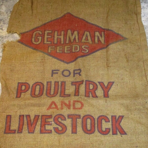 Burlap Feed Sack - Etsy