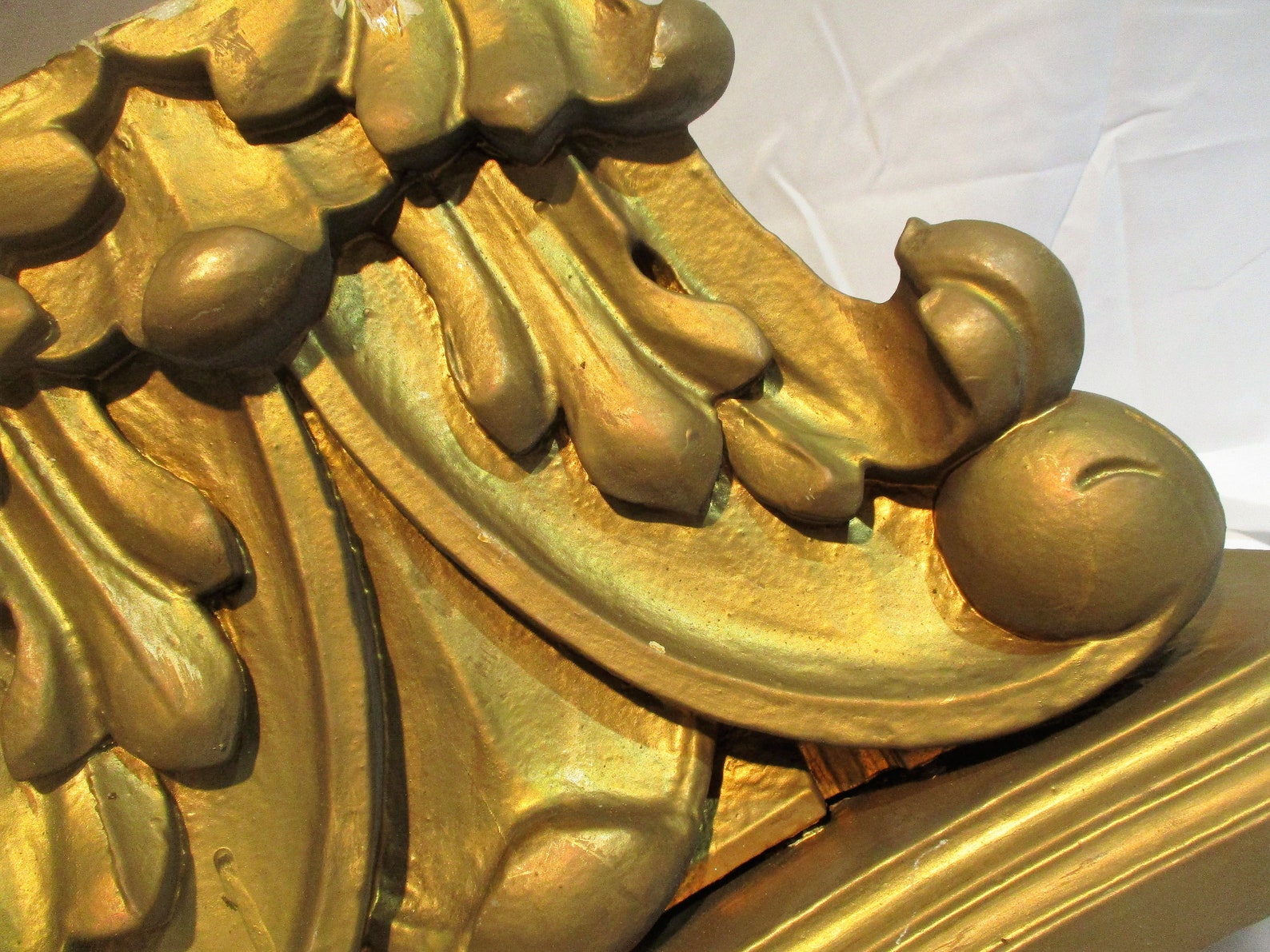 Rococo Column or Capital Fragment Old Gilded Architectural | Etsy