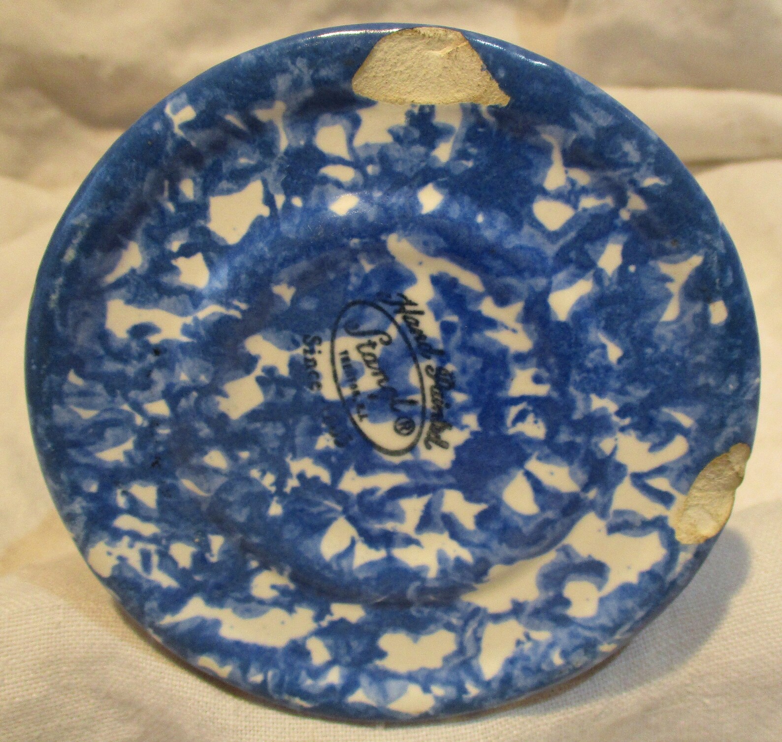 Splatterware Pitcher Blue and White Granite Ware Vintage - Etsy