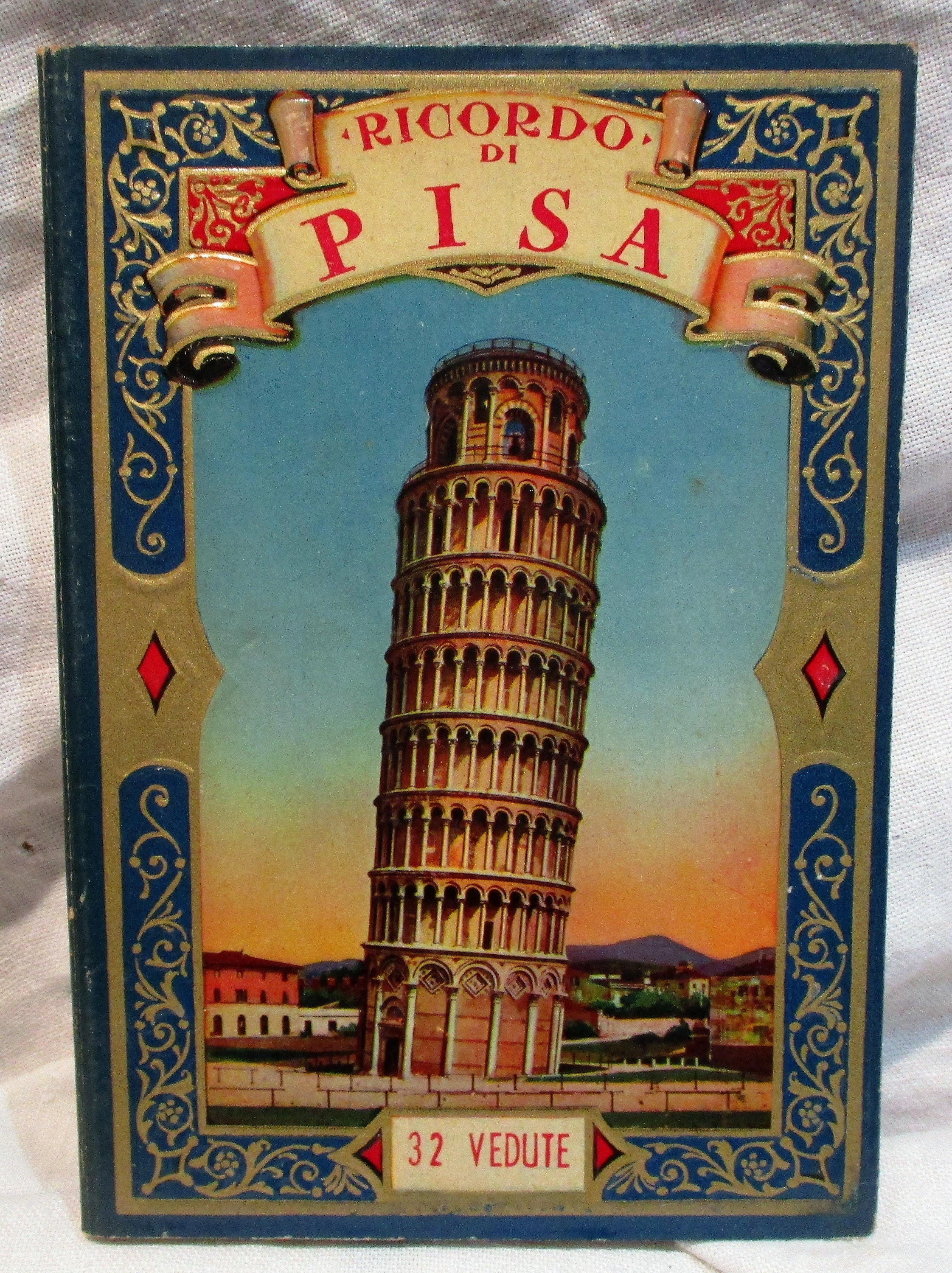 Pisa Souvenir Postcard Book Book of Mid Century Souvenir | Etsy