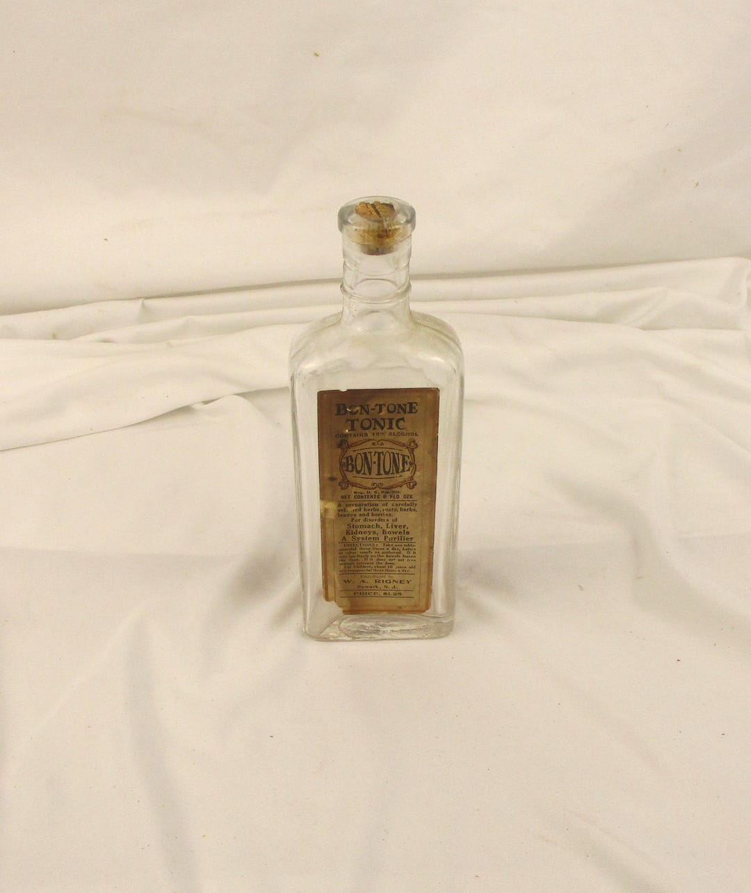 Antique Bon-tone Tonic Bottle: 19th Century Herbal Remedy - Etsy