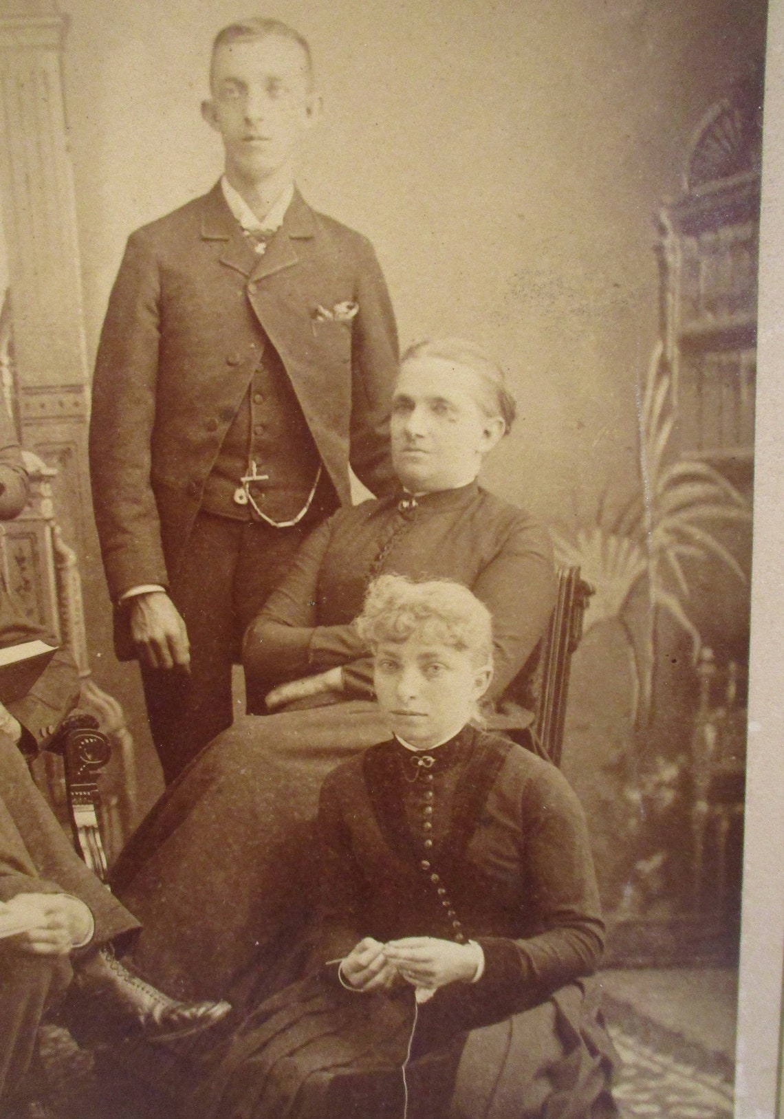 Group Photo Sepia Family Photo Post-civil War - Etsy