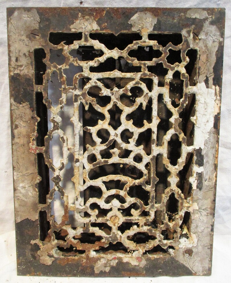 Vent Grate or Radiator Grate Large Rectangular Cast Iron - Etsy