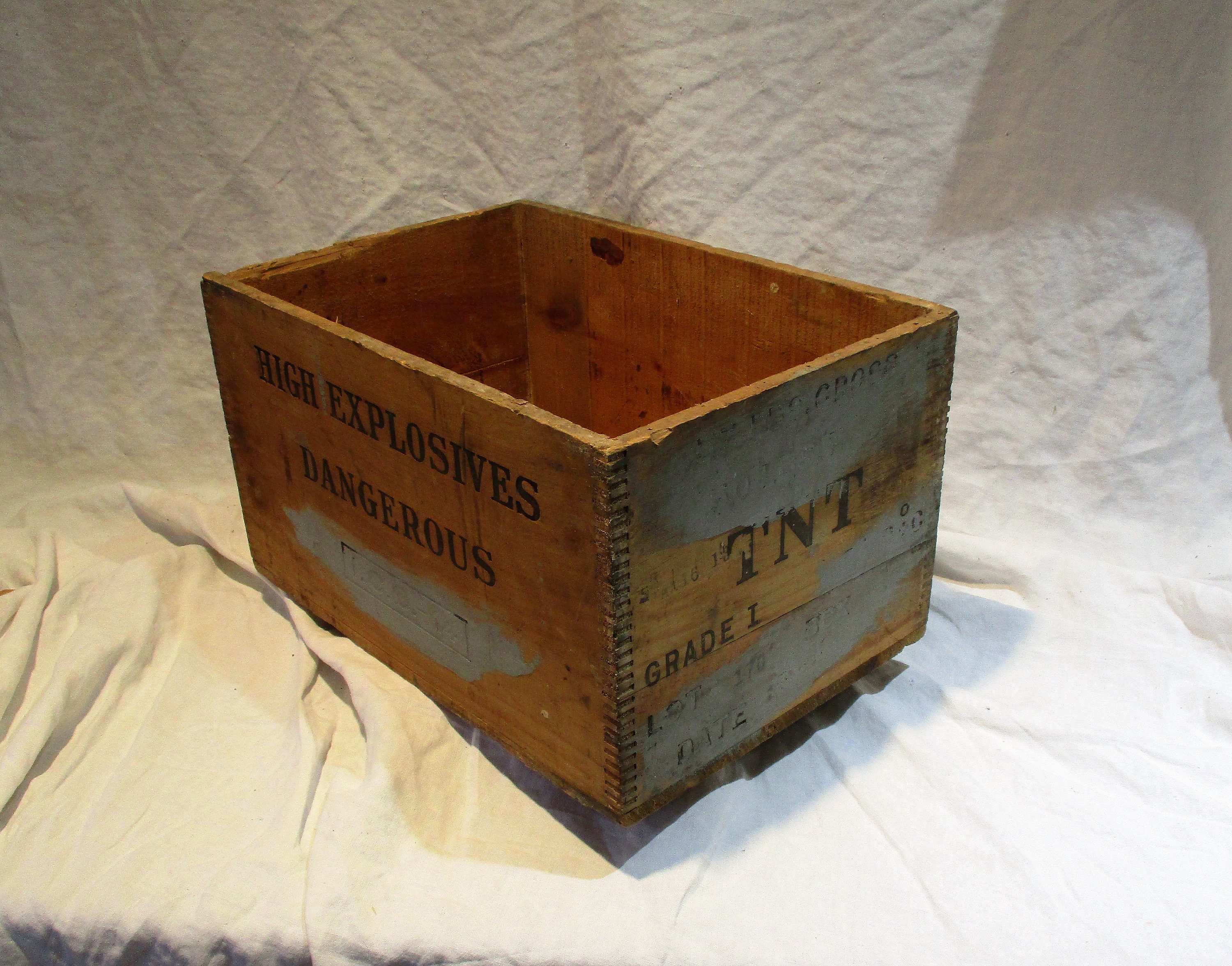 Explosives Box Dynamite Box Antique Box Old Wood Crate | Etsy