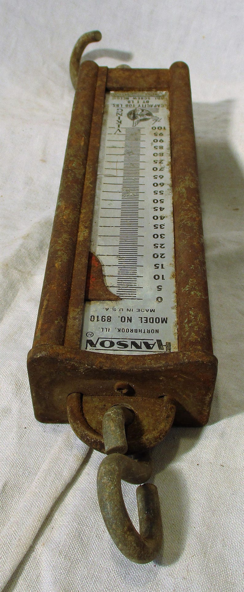 Hanson Viking Scale Hanging Scale Vintage 100 Pound Scale | Etsy