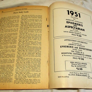 1950 American Astrology Magazine October Issue Mid Century - Etsy