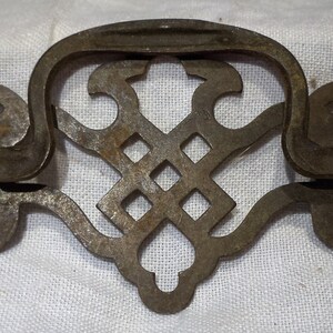 Drawer Pulls, Set of 6, Neoclassical Basketweave, Vintage Furniture ...