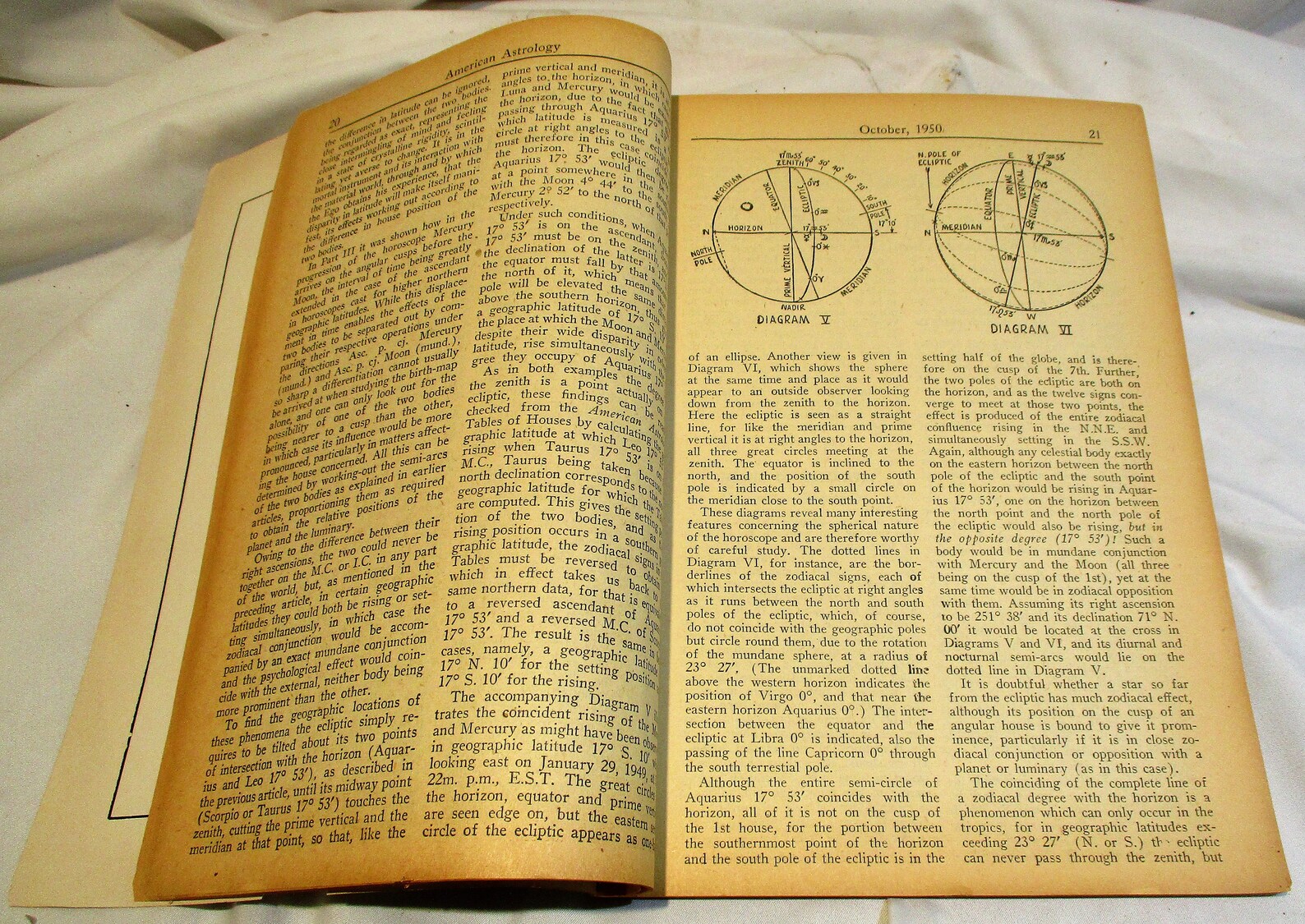 1950 American Astrology Magazine October Issue Mid Century - Etsy