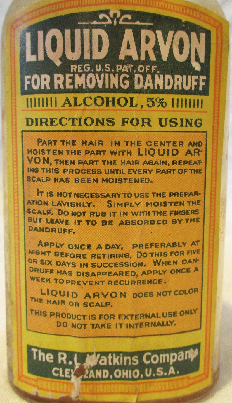 Quack Medicine Old Bottle Liquid Arvon Vintage Apothecary - Etsy