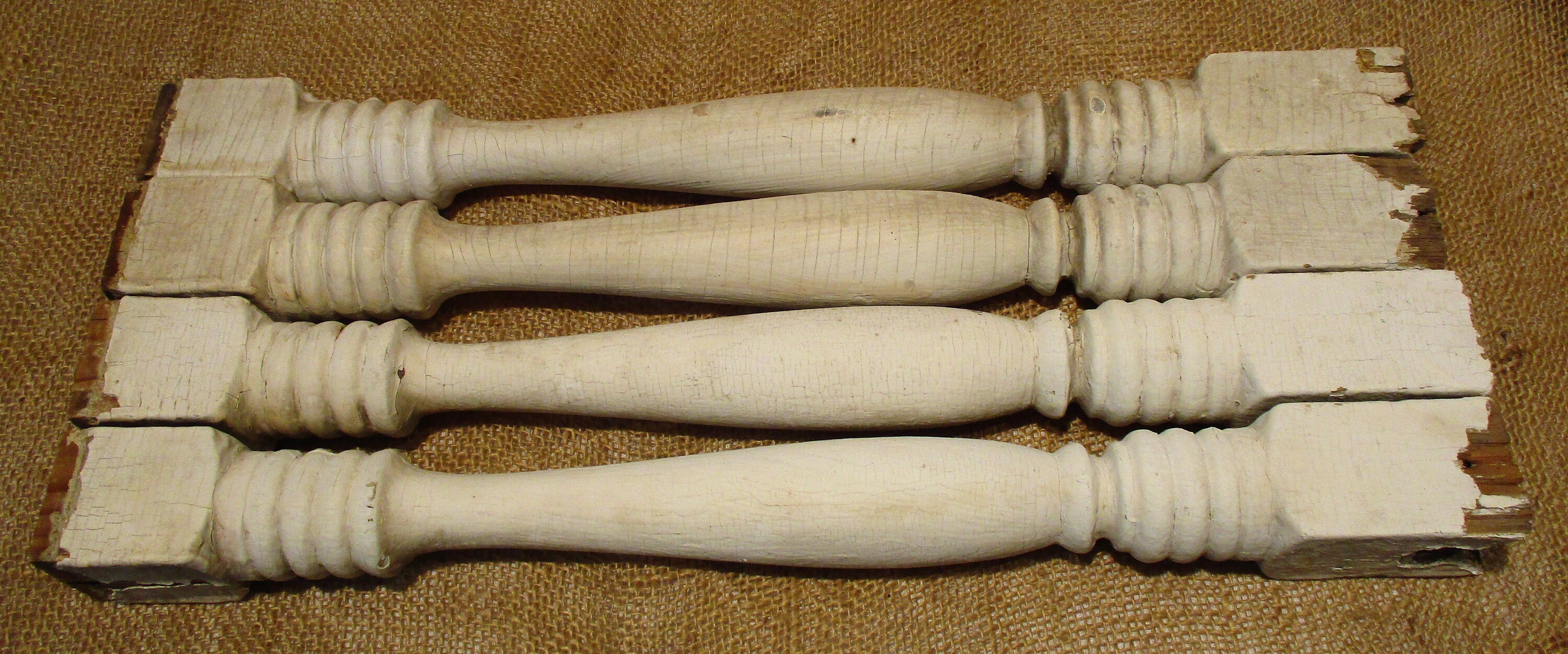 Balusters Architectural Salvage Old Set of 4 Repurpose as | Etsy