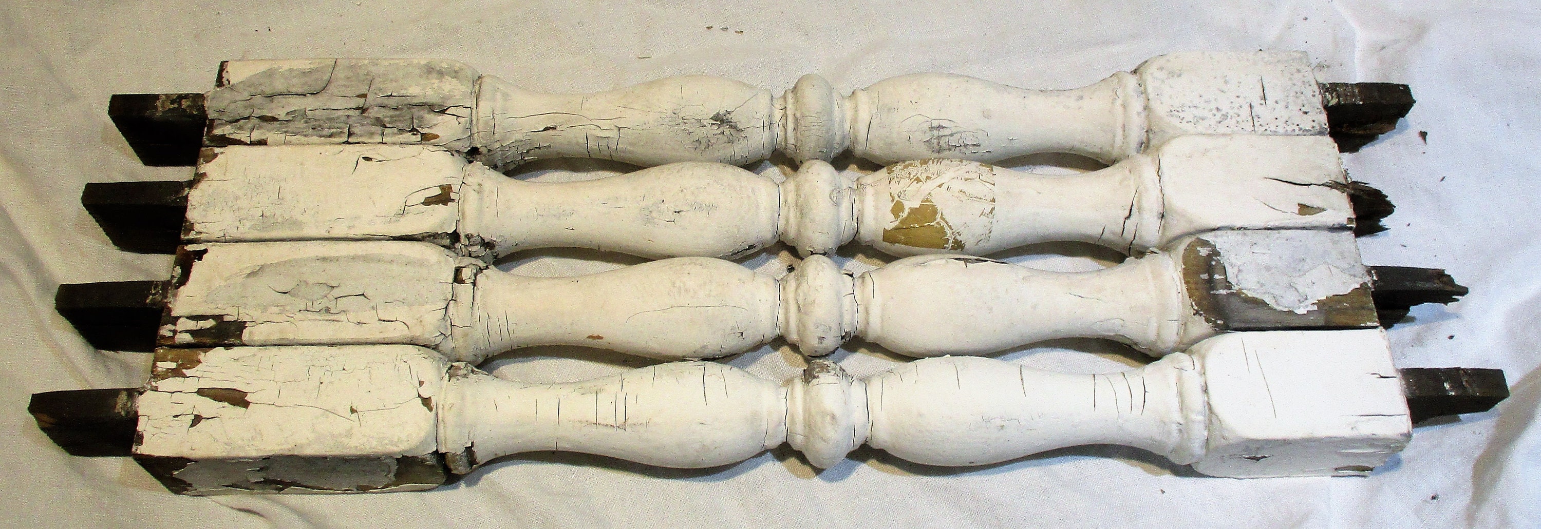 Balusters Architectural Salvage Old Set of 4 Repurpose as | Etsy