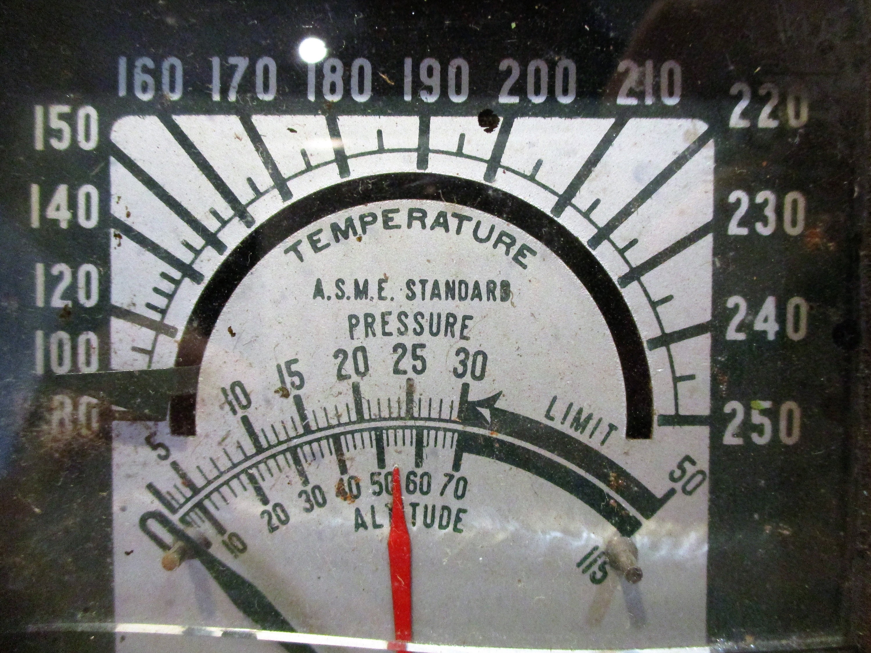 1940s Pressure Gauge March Altitude and Temperature Gauge | Etsy