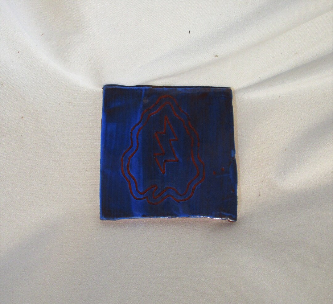 Handmade Military Tile, Special Forces Airborne, Glazed Terracotta ...