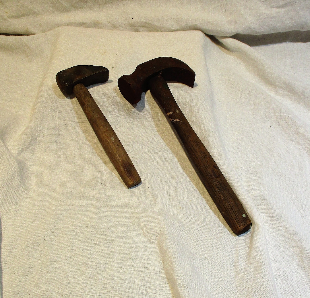 Cobbler's Hammers, Pair of Antique Hammers, Old Shoemaker's Tools ...