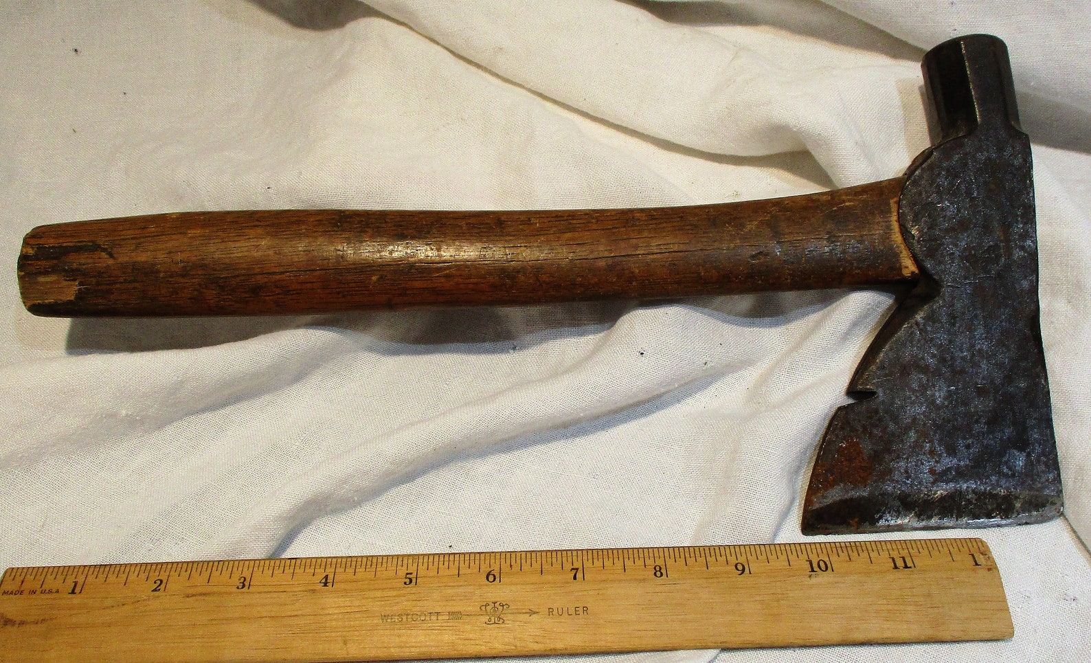 Hatchet or Ax, Hand Made and Hand Forged Antique Axe, Early Stanley ...