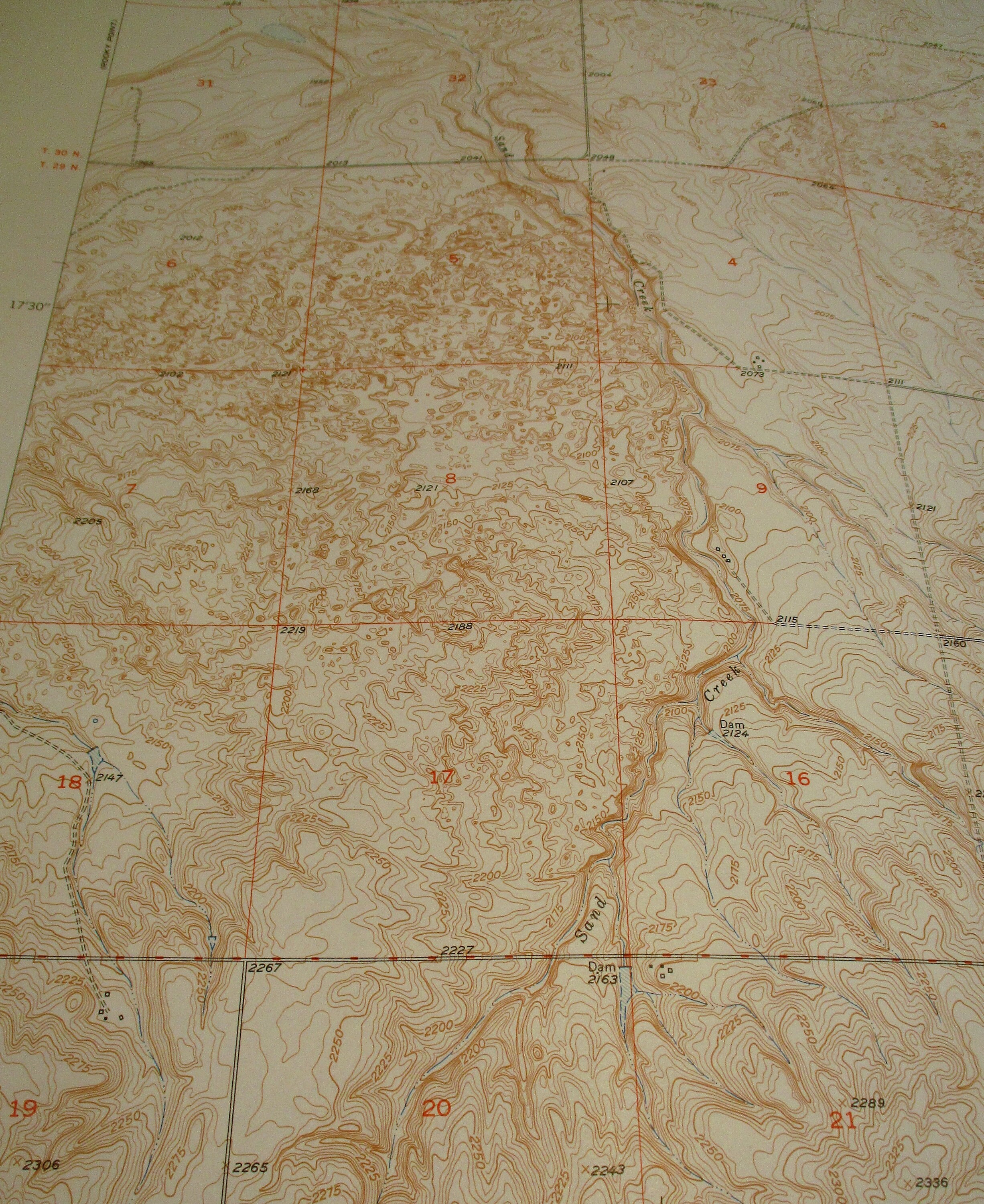 1950 Montana Antique Topographical Map Johnson Lake | Etsy